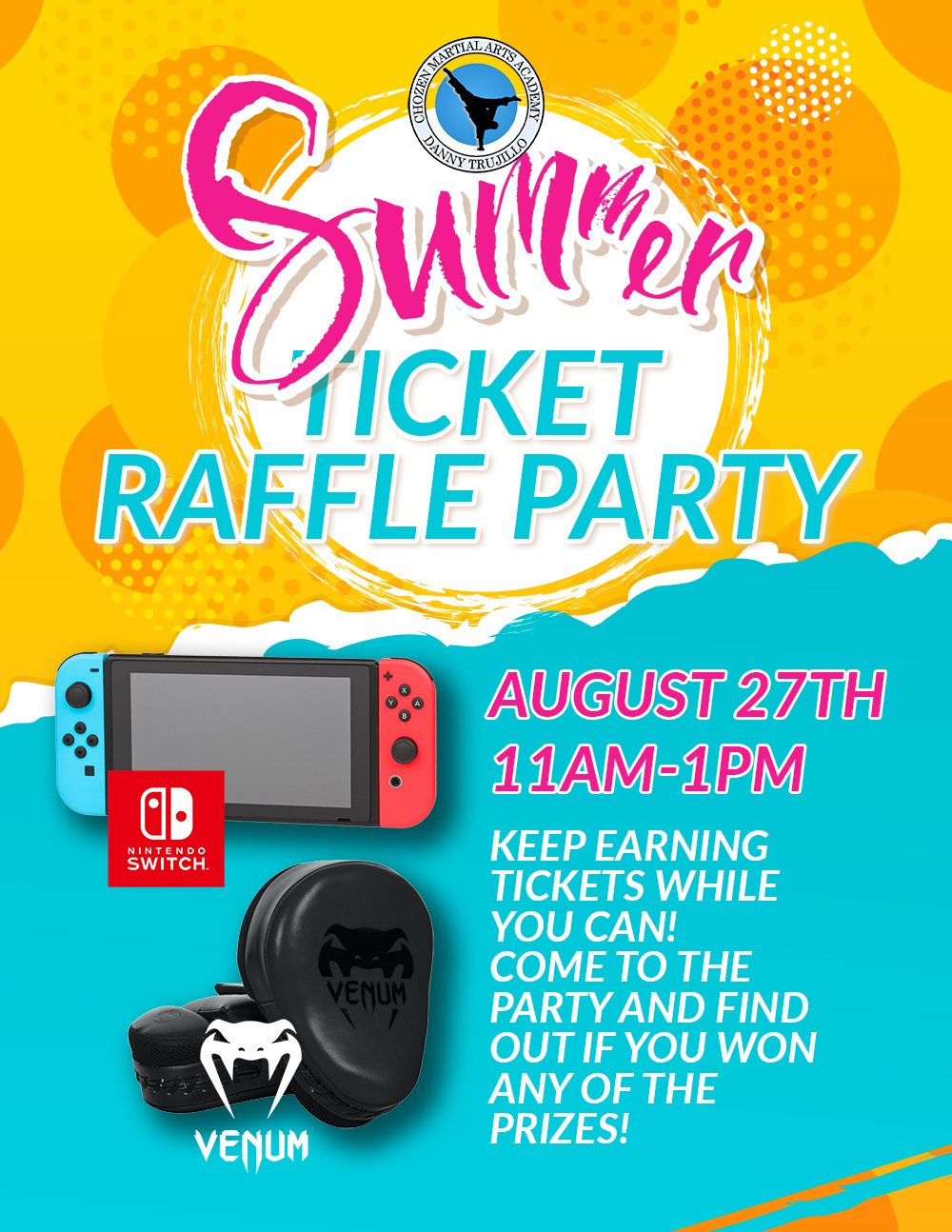 Summer Ticket Contest PARTY! - Chozen Martial Arts Academy