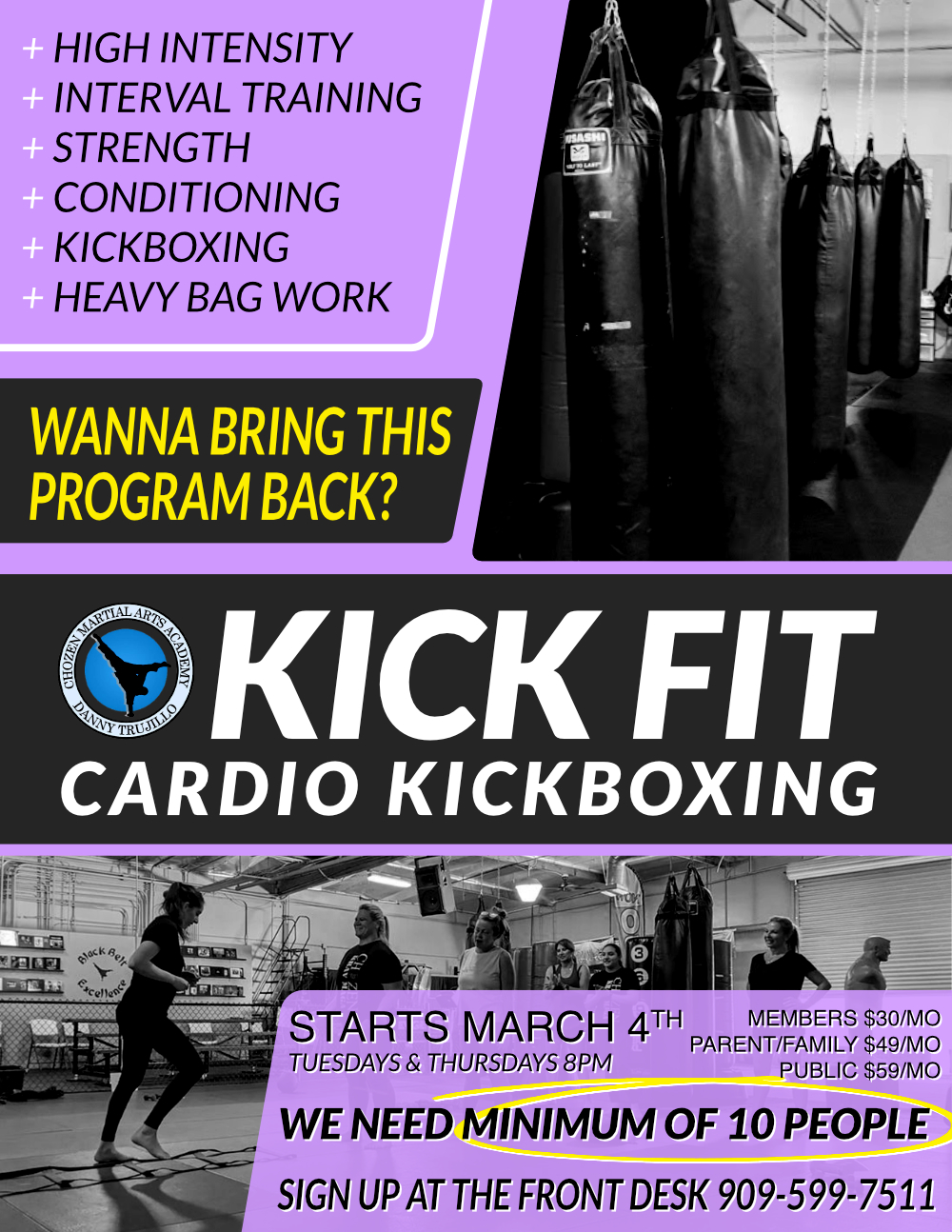 KickFit is Back... Maybe - Chozen Martial Arts Academy