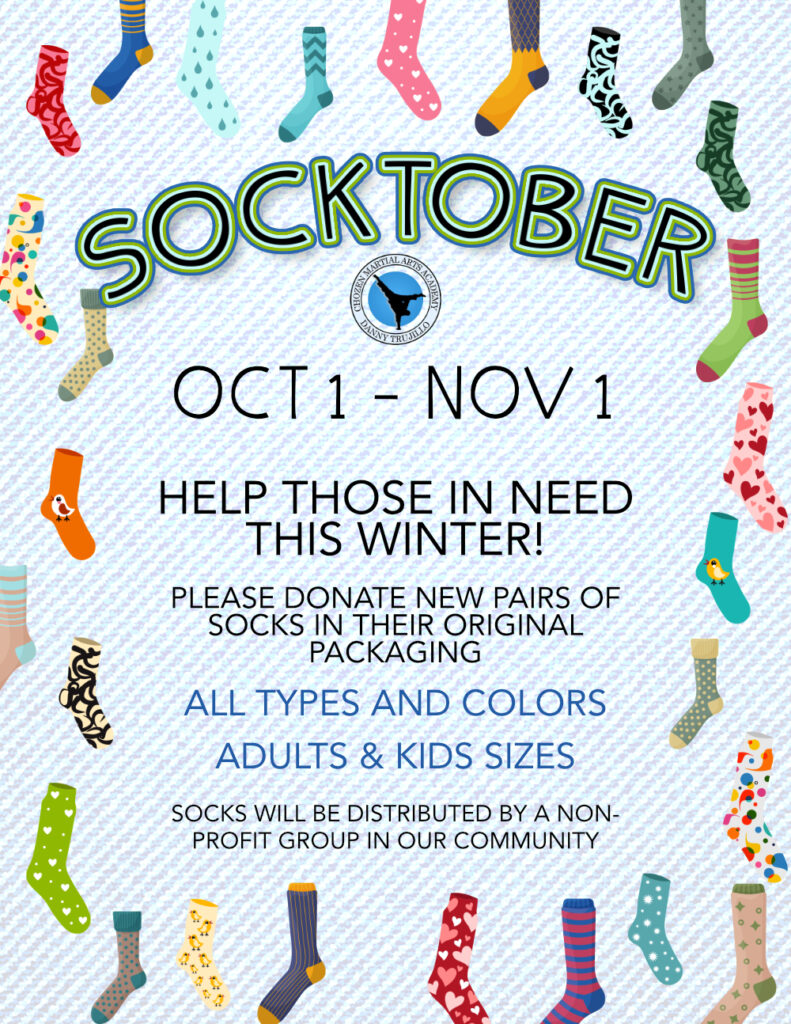 Socktober 2025 - Chozen Martial Arts Academy